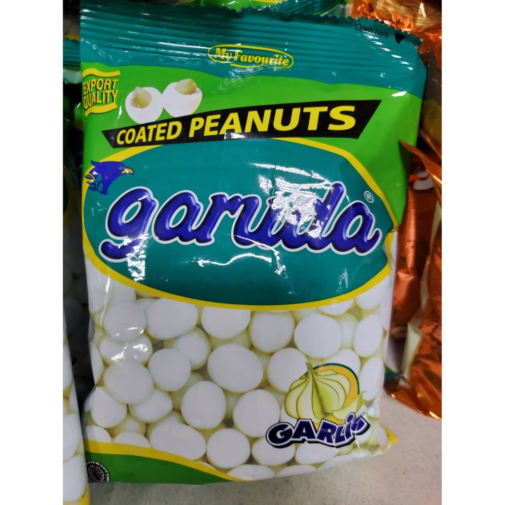 GARUDA KACANG ATOM BAWANG 印尼蒜味花生 GARLIC COATED PEANUTS | 蝦皮購物