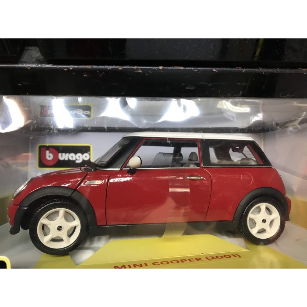 【BBURAGO】1/18 MINI COOPER GOLD 模型車 | 蝦皮購物