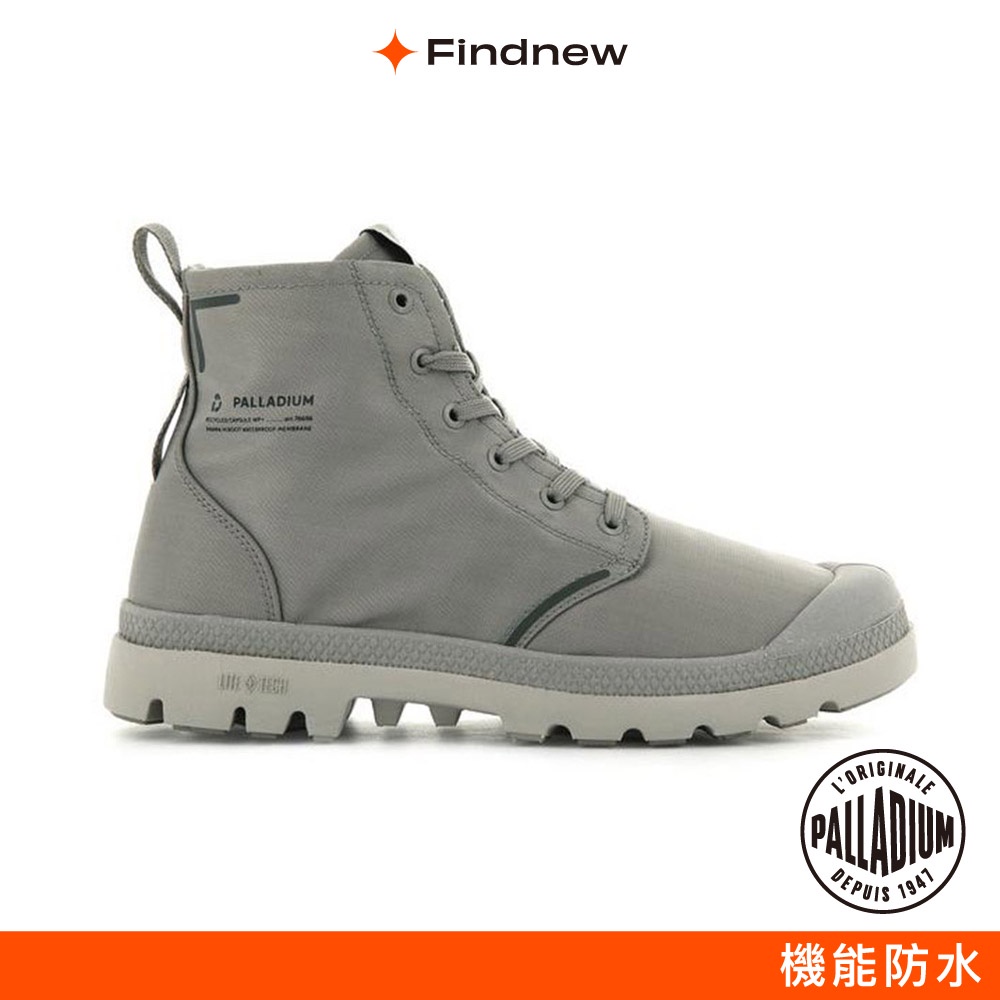 PALLADIUM LITE RCYCL WP輕量環保再生防水靴 石頭灰 男女共款76656-070【Findnew】 | 蝦皮購物