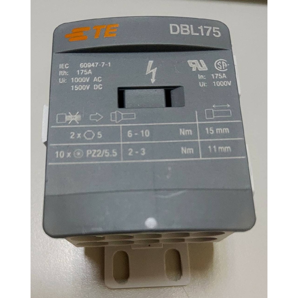 原裝TE 配電型接線端子 DBL175,400 1SNL317510R0000 | 蝦皮購物