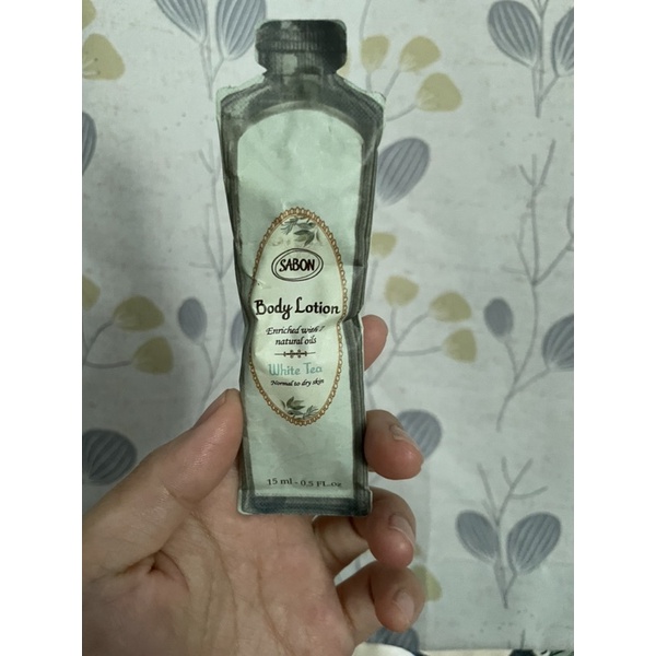 SABON 全新 現貨 白茶身體乳液 15ML | 蝦皮購物