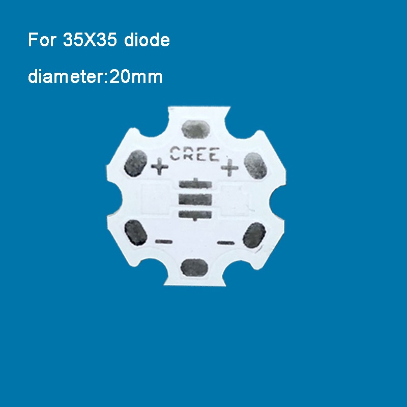10個 50個 20mm LED PCB板 鋁基板散熱器, 用於 燈珠 2835 3030 3535 5050 RGB | 蝦皮購物
