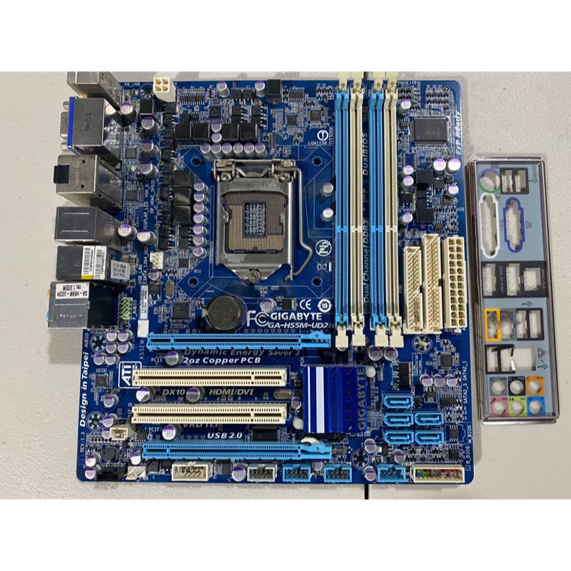 技嘉 GV-H55M-UD2H H55 1156 主機板 電競主機板 | 蝦皮購物