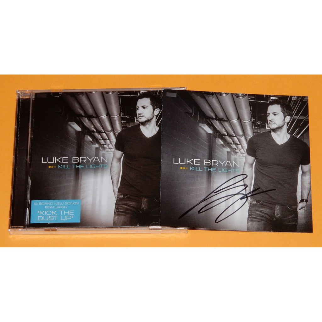 Luke Bryan 路克布萊恩 - Kill The Light 澳洲版親筆簽名CD(全新未拆) | 蝦皮購物