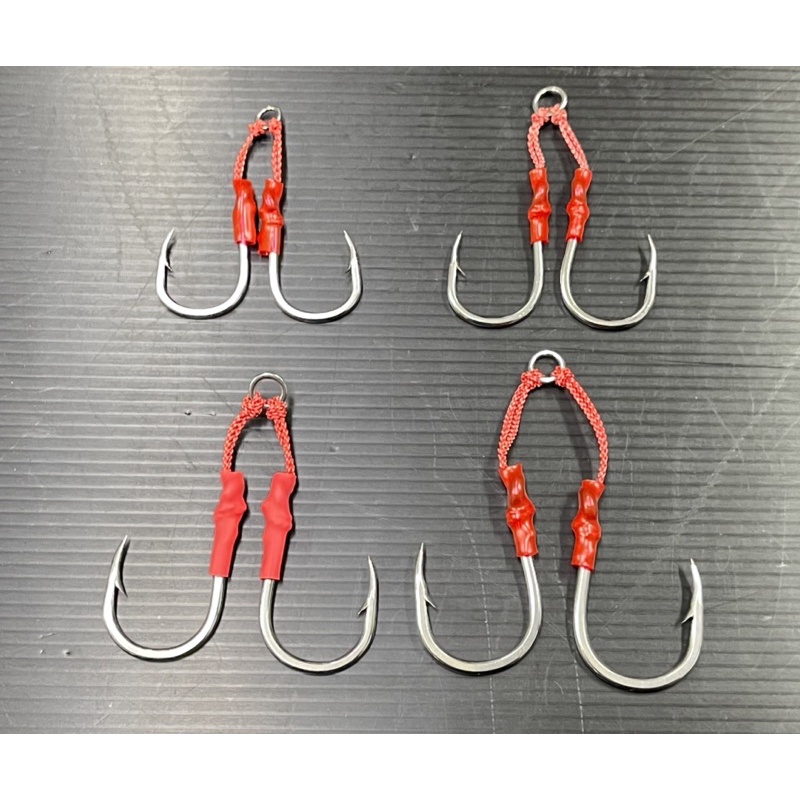 HARIMITSU 泉宏 ASSIST HOOK DK-58 鐵板鉤 採用不鏽鋼路亞環 SEA HUNTER 日本PE線 | 蝦皮購物