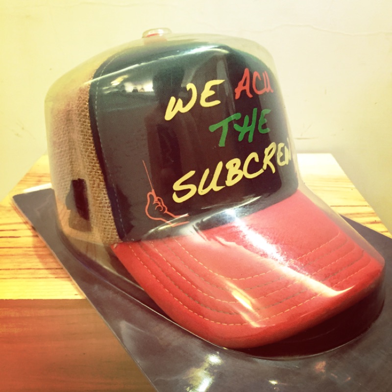 放棄收藏 ‼️ 只有一頂 二手 正品 ACU x SUBCREW clot 經典 網帽 紅綠配色 編織 冠希 | 蝦皮購物