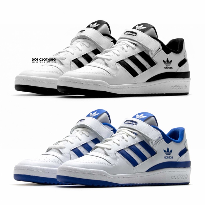 ADIDAS FORUM LOW 魔鬼氈 復古 美式 休閒鞋 FY7757 白黑 熊貓 FY7756 白藍 DOT聚點 | 蝦皮購物