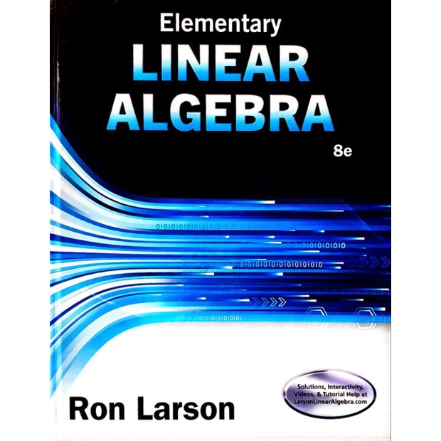 [原文書] 線性代數 Elementary Linear Algebra 8e by Ron Larson | 蝦皮購物