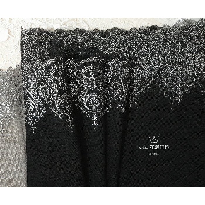 《iAsa愛莎の》手作材料 雙工藝精緻宮廷風刺繡網紗燙金銀花邊lolita娃衣服裝裙邊材輔料A01 | 蝦皮購物