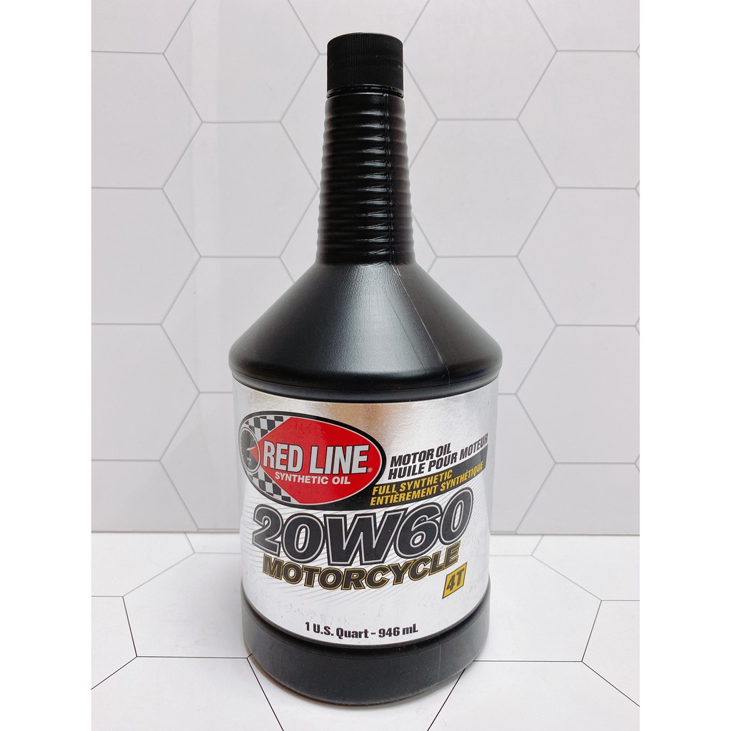 ♉合沁車業 RED LINE 20W-60 4T 紅線機油 REDLINE 20W60 酯類 高油膜 耐高轉 耐高溫 | 蝦皮購物
