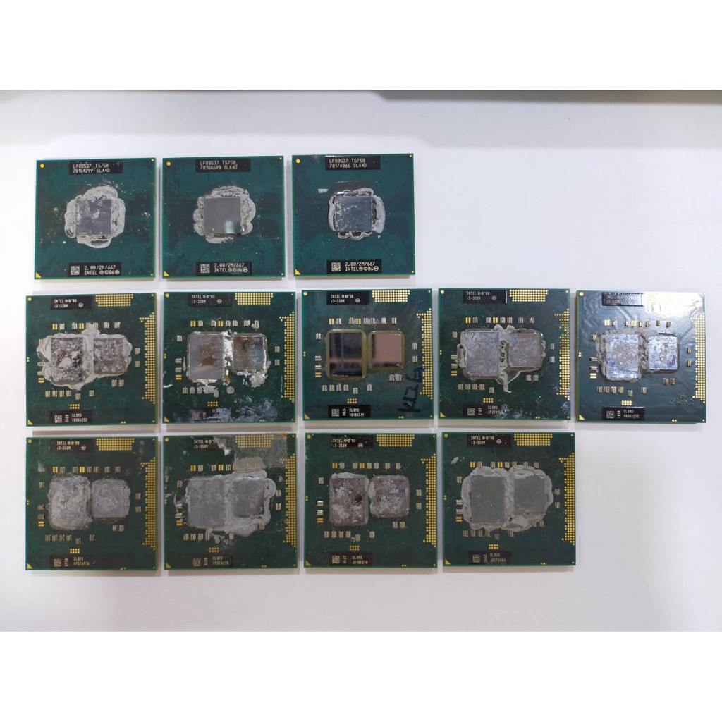 Intel i3-330M i3-350M CPU (二手良品) | 蝦皮購物
