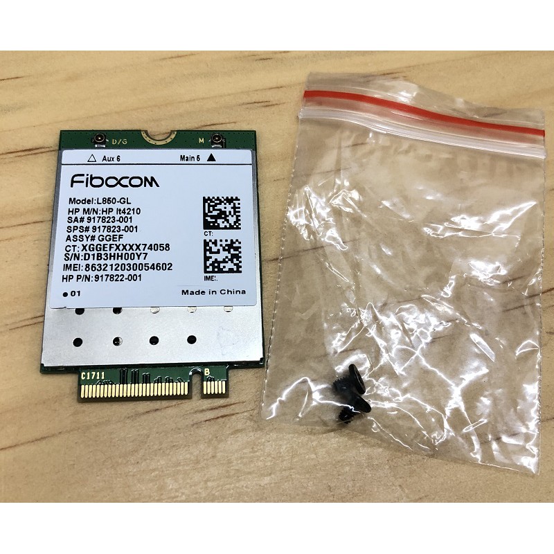 全新功能正常 Intel XMM 7360 LTE-A (Fibocom L850-GL) WWAN HP LTE模組 | 蝦皮購物