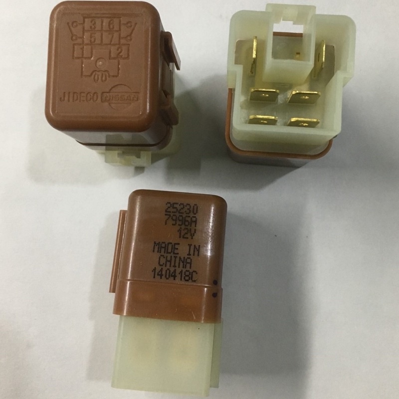 全新原裝25230 7996A日產NISSAN風扇繼電器12V大燈6PIN繼電器JIDECO | 蝦皮購物