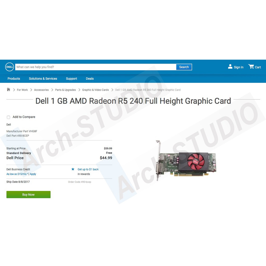 戴爾 AMD Radeon R5 240 1G 支援4K PCI-E X16 獨顯 雙顯示 DVI DP 全新 | 蝦皮購物