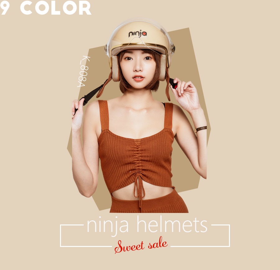免運附發票 ️「勁風騎士」送鏡片 ️華泰ninja K808A精裝版飛行短鏡復古安全帽 | 蝦皮購物