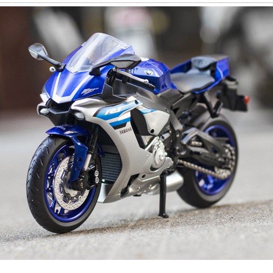 YAMAHA YZF-R1 1:12模型車 MotoGP 避震 鈴鹿8耐 彈射起步 YFZR1 山葉機車 RACE重機 | 蝦皮購物