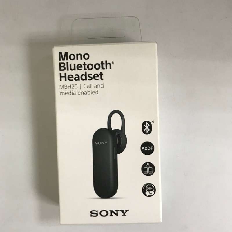 《全新未拆》SONY MBH20 藍牙耳機 | 蝦皮購物
