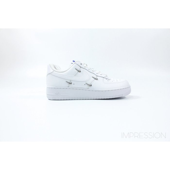 【IMP】NIKE AIR FORCE 1 LX 白藍 立體 小勾 白銀 四勾 炫雅同款 CT1990 100 | 蝦皮購物