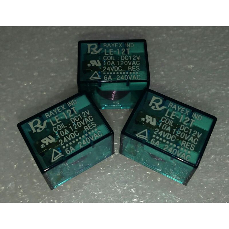 🌞現貨保固 全新品 RAYEX 繼電器 LE-12T 驅動線圈電壓 12VDC 繼電器 RELAY 5 - PIN | 蝦皮購物