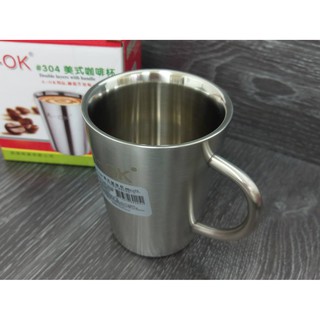厝邊-A-OK304 不銹鋼美式咖啡隔熱杯 360cc | 蝦皮購物