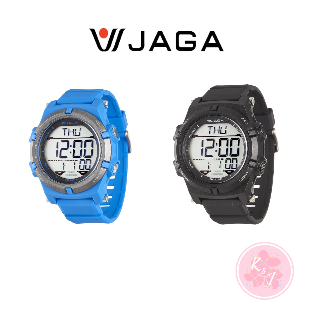 【JAGA捷卡】K&J SHOP 冷光電子錶 Digital Watch 台灣廠商 當兵 學生 防水 M1192 | 蝦皮購物