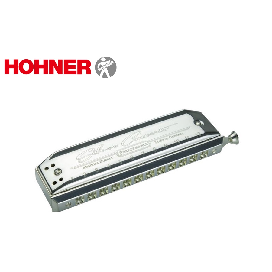 【口琴天堂】HOHNER Silver Concerto 12孔半音階口琴 德國原裝進口 | 蝦皮購物