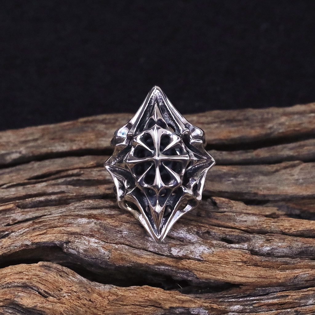 【Silver Monsters】日本曲線異形 Ability Normal 原創設計 放射曲線 純銀戒指 | 蝦皮購物