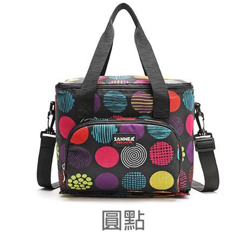 【singcoco】三能SANNE CL8108 10L印花手提便當包 戶外大容量野餐包 牛津布保溫袋 午餐袋 | 蝦皮購物