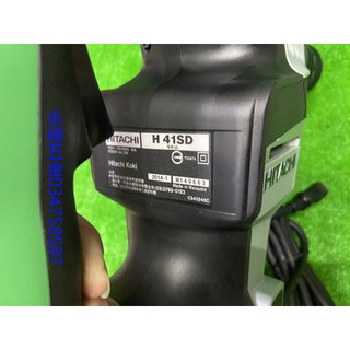 (含稅價)緯軒 HIKOKI 原裝 馬來西廠製 H41SD 輕巧 前方出風手握不燙人 H41 電動鎚 | 蝦皮購物