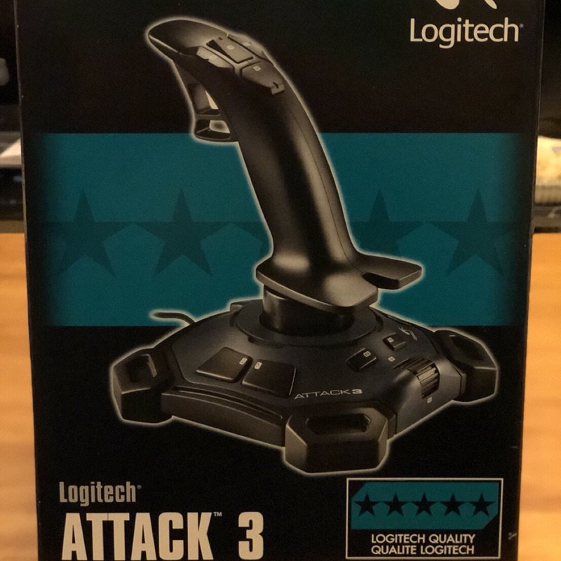 Logitech Attack 3 電競遊戲搖桿 飛行控制器 | 蝦皮購物