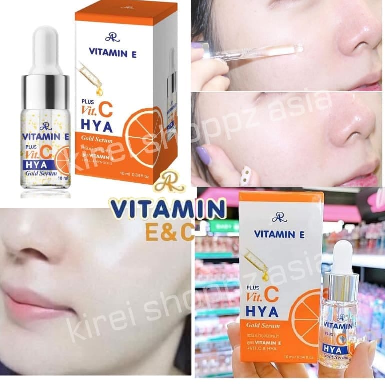 現貨 正版公司貨中文標已登錄 AR Vitamin E Plus Vit C Hya Gold Serum 10ml | 蝦皮購物