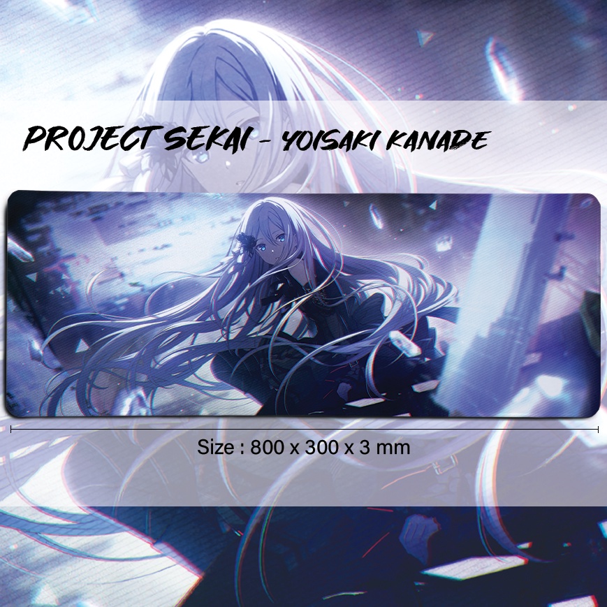 計劃宵崎奏世界project Sekai Yoisaki Kanade 800*300mm 遊戲鼠標墊 | 蝦皮購物
