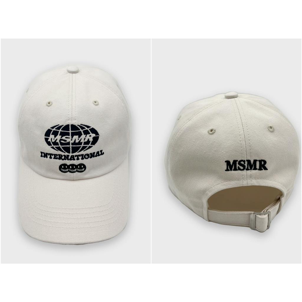 韓國品牌 MSMR Earth Smile Logo Cap 地球 笑臉圖案 棒球帽 | 蝦皮購物