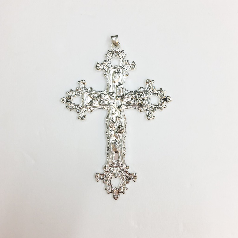 天主教聖物 S925純銀 復活節十字架 Esster Cross 百合花形十字架 | 蝦皮購物