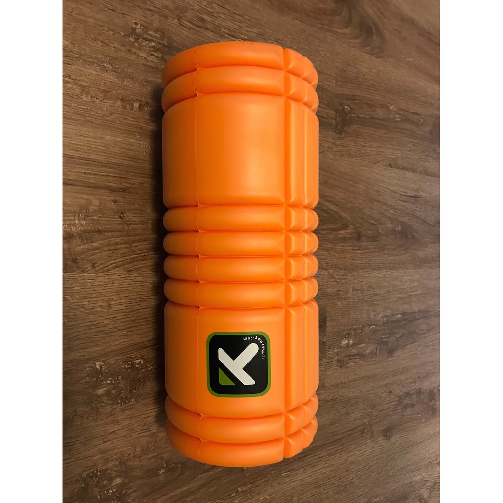 [免運] TRIGGER POINT The grid 平衡訓練 瑜珈 跑步 滾筒 按摩舒緩 橘色短板 33cm | 蝦皮購物