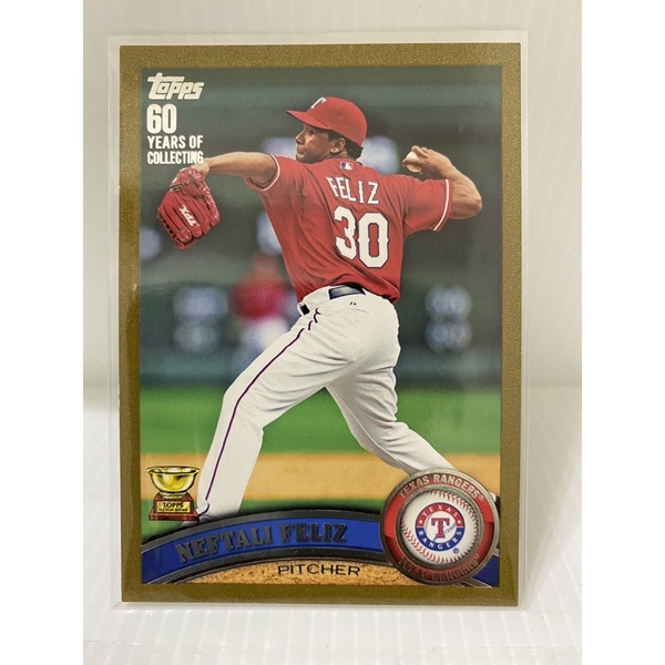 【ES-417】MLB 德州遊騎兵NEFTALI FELIZ 60 YEARS OF COLLECTING限量/2011 | 蝦皮購物