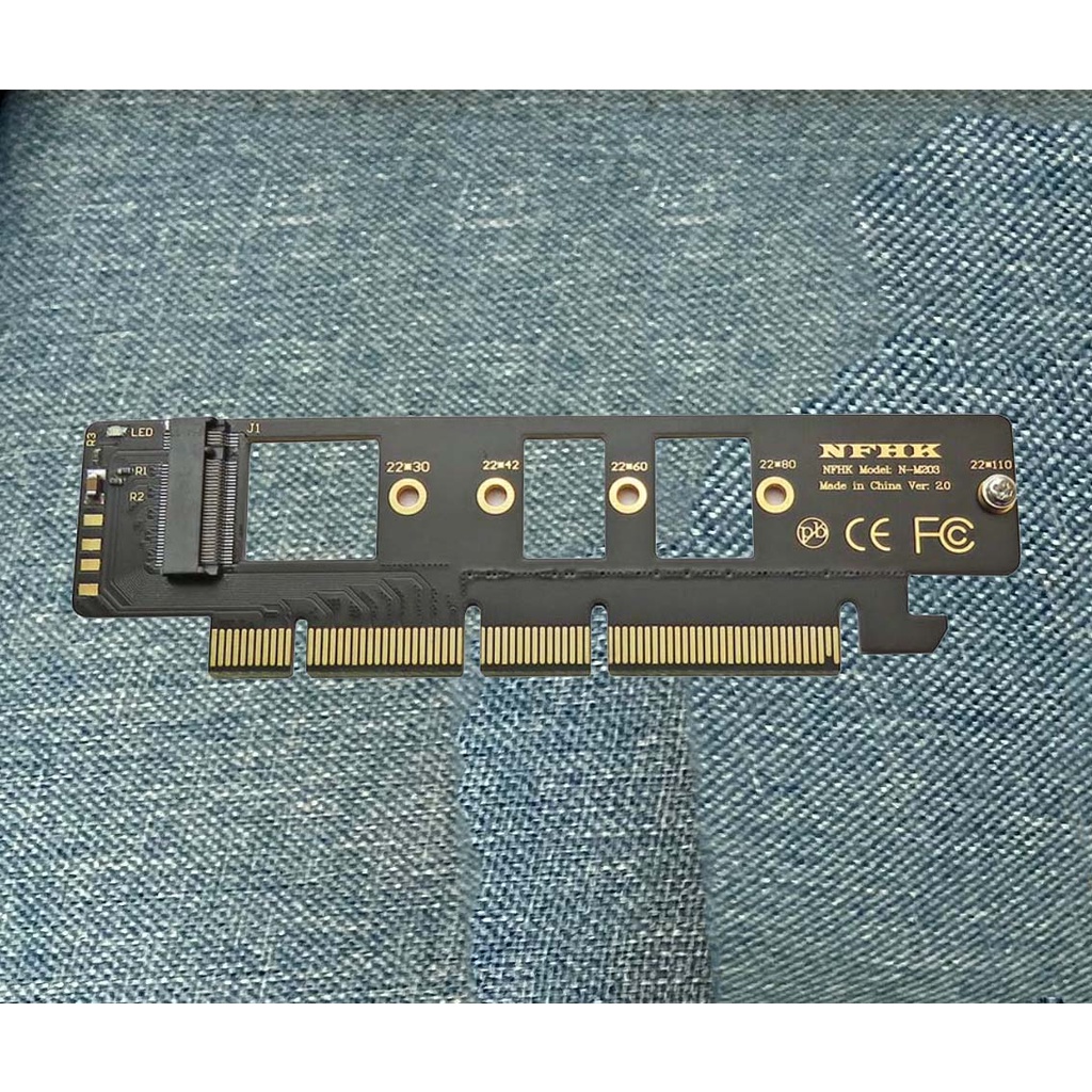 (讓伺服器也能在PCIE上使用NVME_SSD)PCI-E4.0_NVME_M.2擴充卡(22110長度_Server) | 蝦皮購物