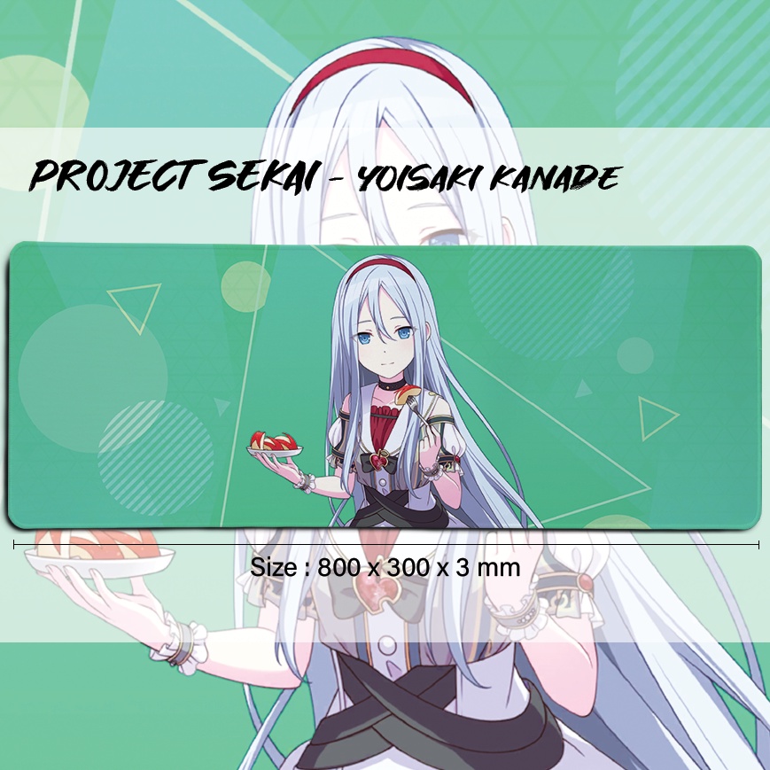 計劃宵崎奏世界project Sekai Yoisaki Kanade 800*300mm 遊戲鼠標墊 | 蝦皮購物