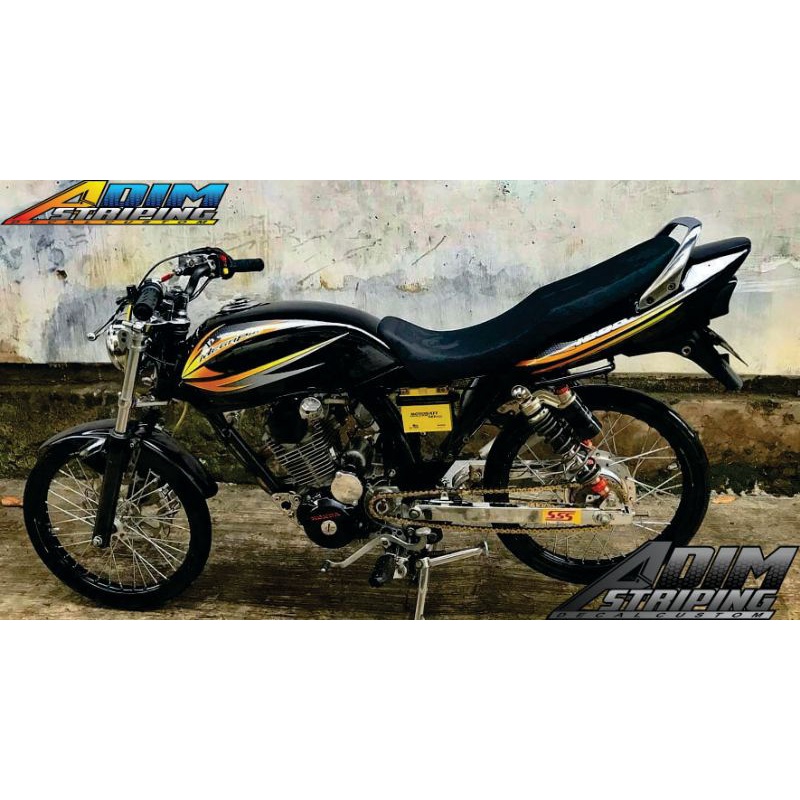 HONDA 本田 Megapro 鯊魚全息 MP 鯊魚 001 條紋貼花 | 蝦皮購物
