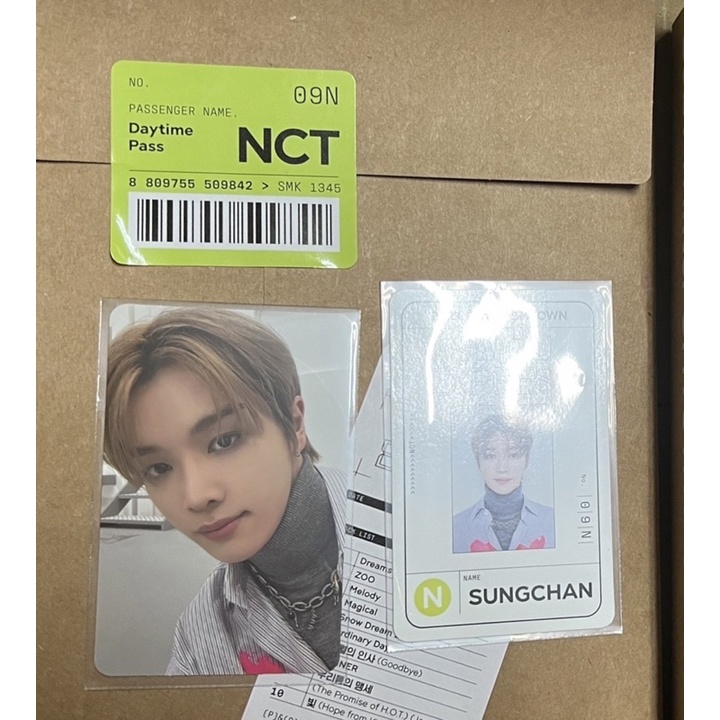 （已保留請勿隨意下單）SMCU NCT DAYTIME PASS 成燦 冬專 日版 Pass卡 小卡 全專 | 蝦皮購物