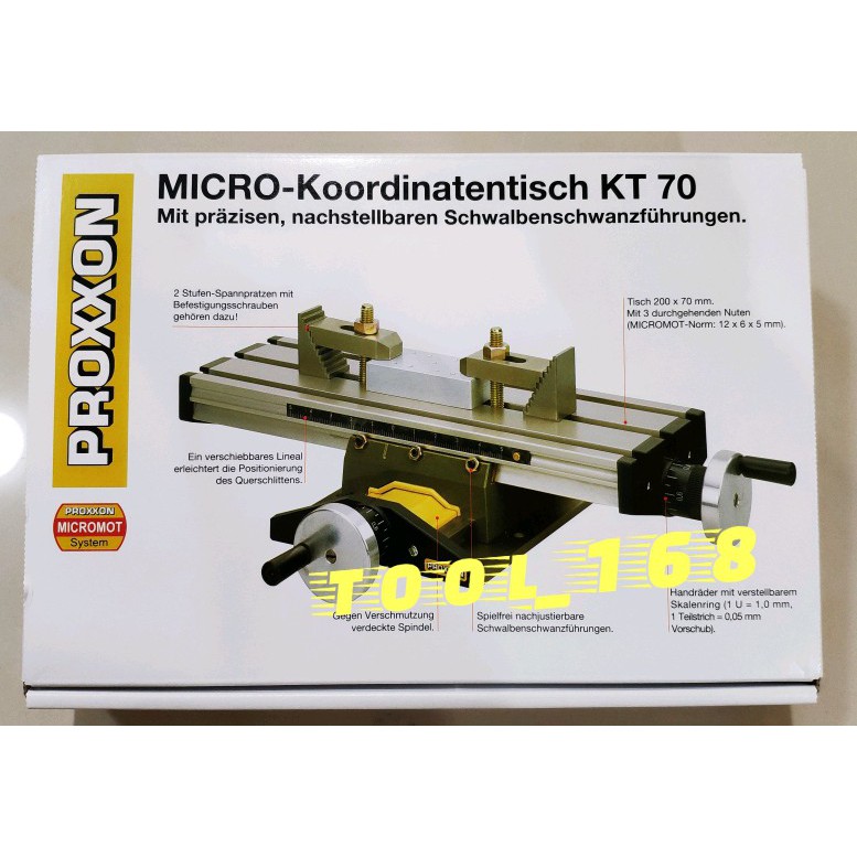 TOOL_168 德國 PROXXON 迷你魔 NO.27100 微型X-Y十字工作台 | 蝦皮購物