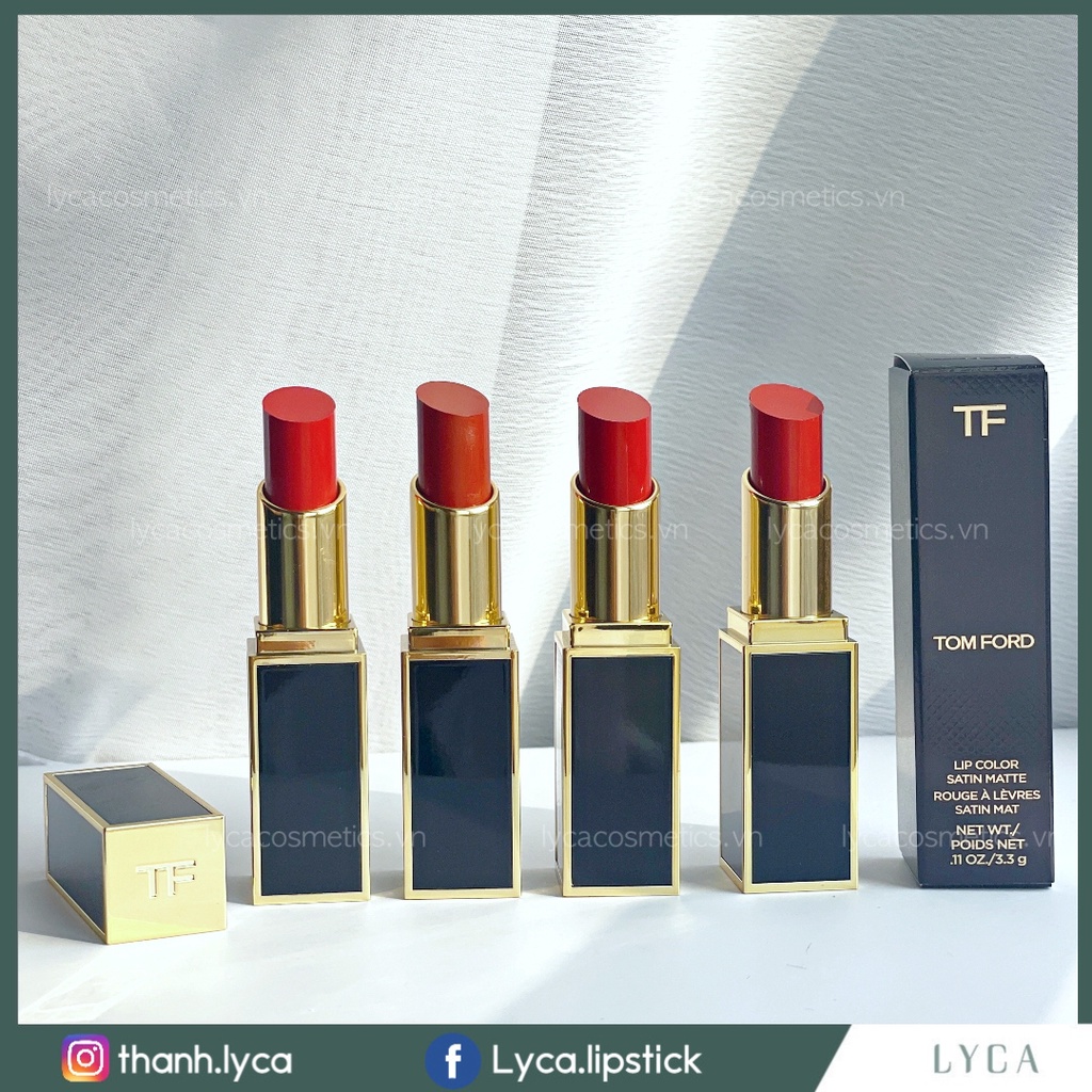 💚 [LYCA] 現貨 TF Tom Ford Lip Color Satin Matte 24/27 小黑管 唇膏 | 蝦皮購物