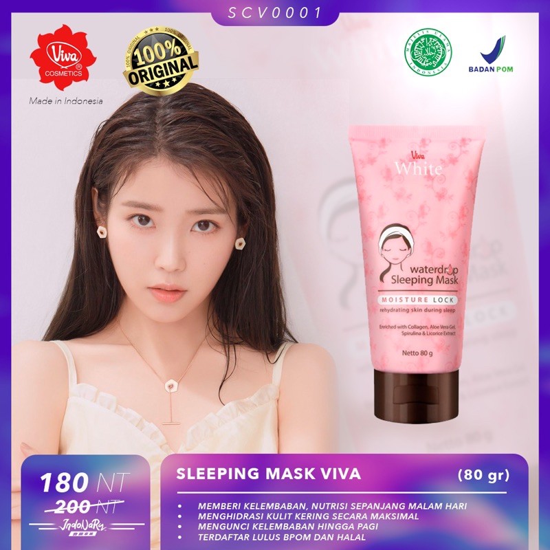 VIVA Sleeping Viva Mask Original Collagen Aloevera Original | 蝦皮購物