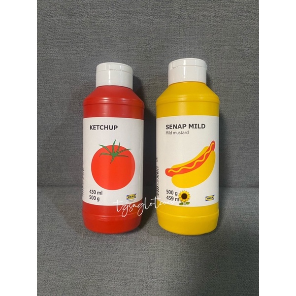 𝓣𝔃𝓳𝓼𝓪𝓰𝓵𝓸𝓽 🇸🇪IKEA（代購） KETCHUP 番茄醬/SENAP MILD 淡味芥末醬 | 蝦皮購物