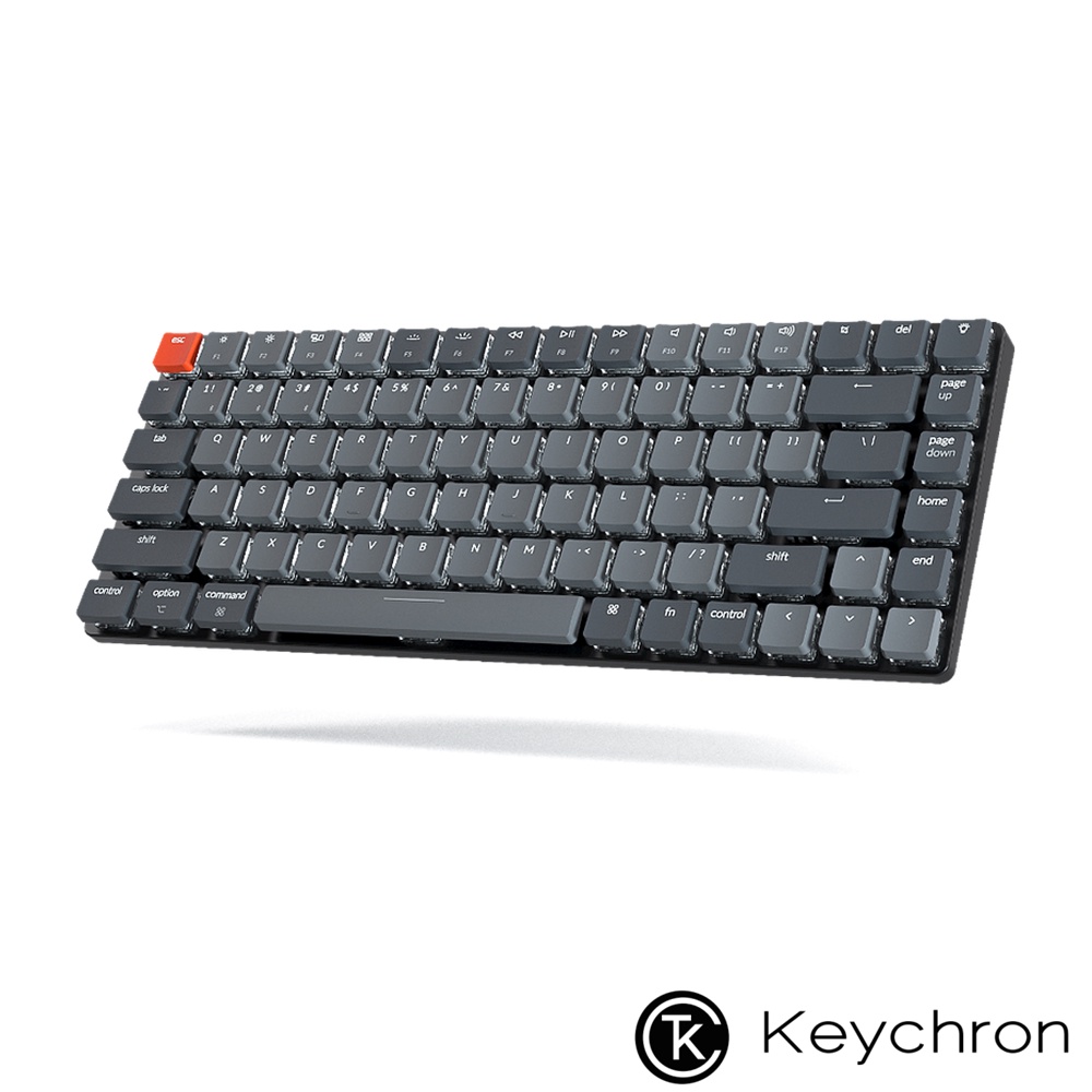 Keychron K3v2 84 鍵純淨白光質感鋁合金邊框無線機械式鍵盤 | 蝦皮購物
