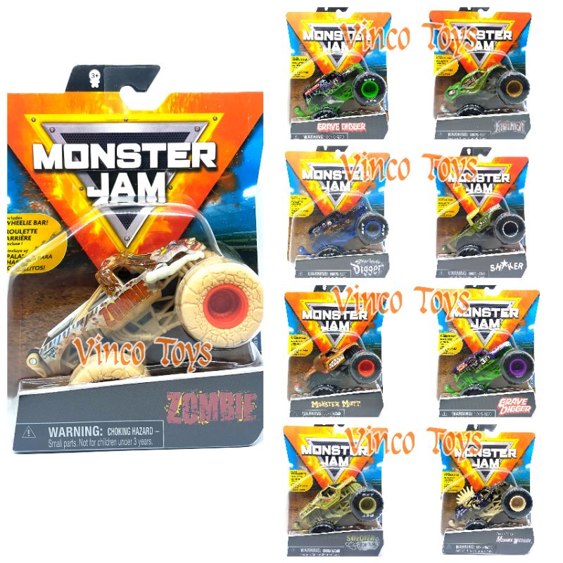 Monster Jam 最新版 WHEELIE BAR 莫霍克兒子 uva 挖掘機墳墓挖掘機 shiker kraken | 蝦皮購物