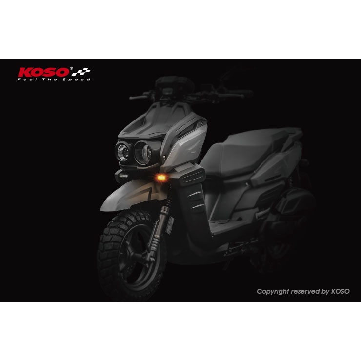 ⚇兵工廠⚇ KOSO 水冷 BWS 前方向燈 LED 定位燈 日行燈 方向燈 前燈 黃光 水冷BWS LED燈 改裝 | 蝦皮購物