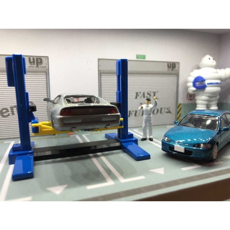 Tomytec 06a Honda Civic SiR-II 場景 維修 tomica | 蝦皮購物