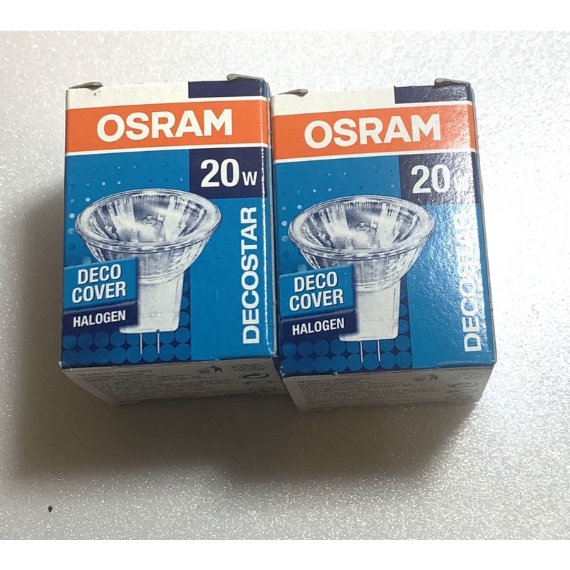 包裝盒不完美OSRAM 歐司朗 44890 WFL DECOSTAR 35 鹵鎢杯燈 12V 20W 36D 附玻璃罩 | 蝦皮購物