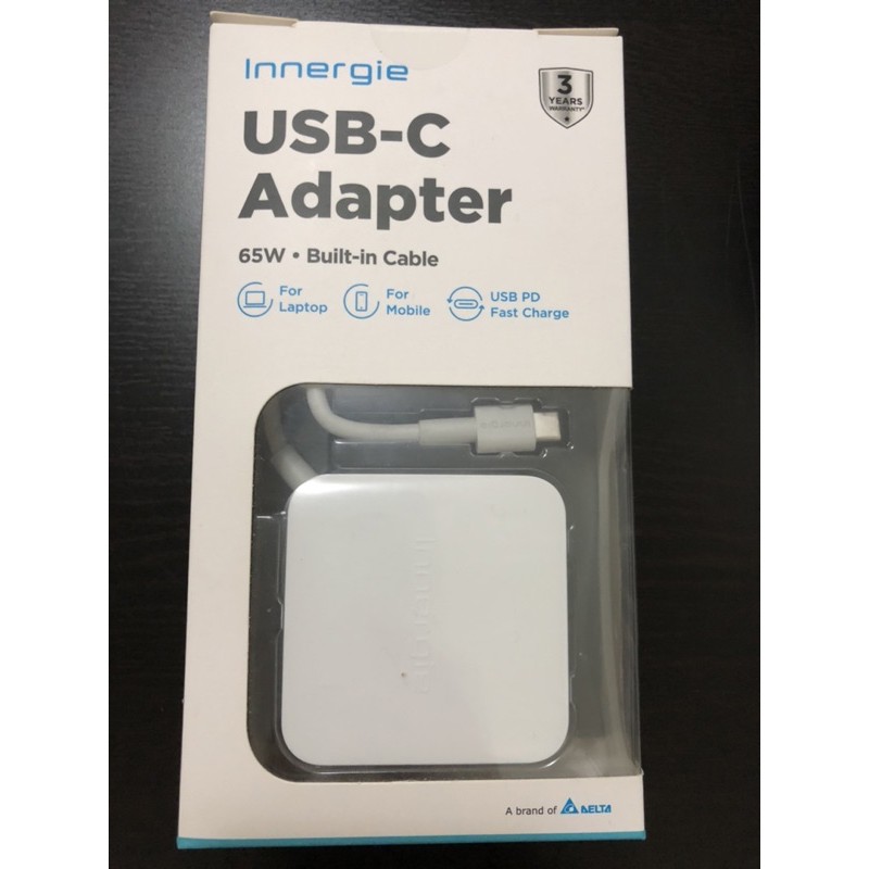 【全新未拆 】台達電 Innergie 65W USB-C 筆電充電器 | 蝦皮購物